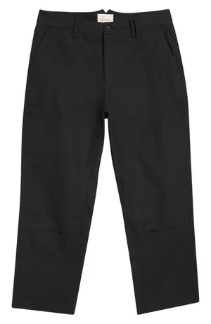 IMPERFECTS Courier Og Fit Cotton Canvas Chore Pants - Obsidian