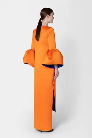 ROKSANDA Bardot Structured Maxi Dress