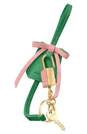 MAISON DE SABRE The Bow Padlock Charm - Emerald Lily