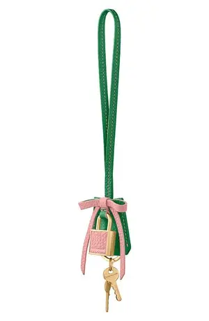 MAISON DE SABRE The Bow Padlock Charm - Emerald Lily