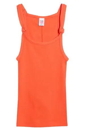 RE/DONE Knotted Rib Tank - Aperol
