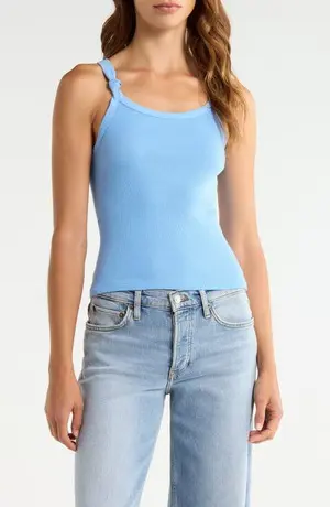 RE/DONE Knotted Rib Tank - Seaside