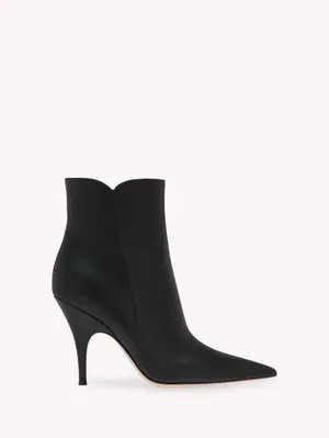 GIANVITO ROSSI Sofia Bootie - Black Calf Leather