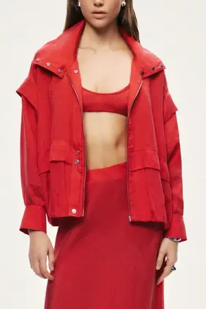 NOCTURNE Relaxed Zip Up Jacket
