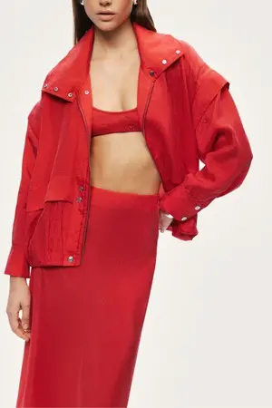 NOCTURNE Relaxed Zip Up Jacket