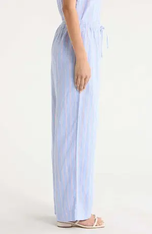 Tommy Bahama Sea Salt Bay Stripe Linen Drawstring Pants