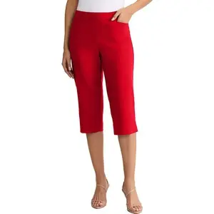 Jones New York High-waist Crop Pants - Rouge