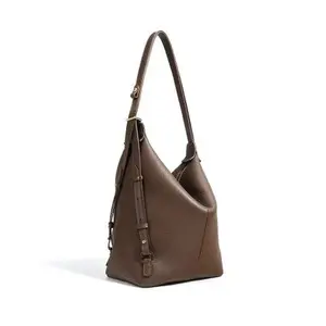 BOB ORÉ BLUE COLLECTION Verto Bucket Bag In Fine-grain Leather - Brown