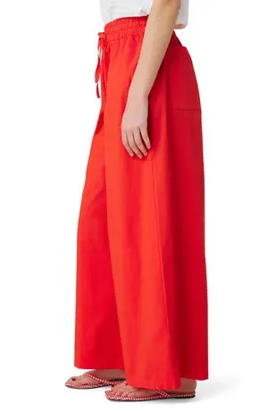 Splendid Mallory Wide Leg Poplin Pants