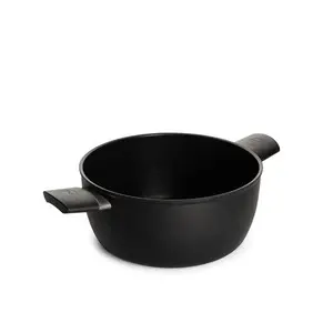 WOLL Ecolite Nonstick 3.7 Quart Stock Pot - Black