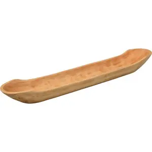 BE HOME Kiln Wood Long Dish - Mango