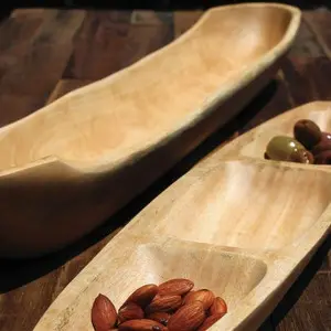 BE HOME Kiln Wood Long Dish