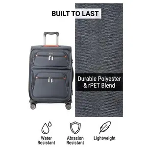 RICARDO BEVERLY HILLS Montecito 3.0 Softside Medium Check-in Suitcase - Graphite
