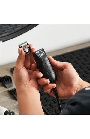 WAHL PROFESSIONAL Peanutprofessional Beard Trimmer And Hair Clipper Kitadjustable Hair Cutting Tool With 4 Guide Combs
