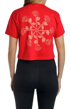 VARDAGEN Dead Flowers Crop Top