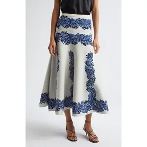 ULLA JOHNSON Ulla Johnson Alessia Jacquard Midi Skirt