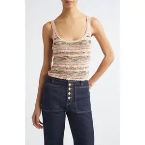 Ulla Johnson Clotide Multi Stitch Pointelle Tank
