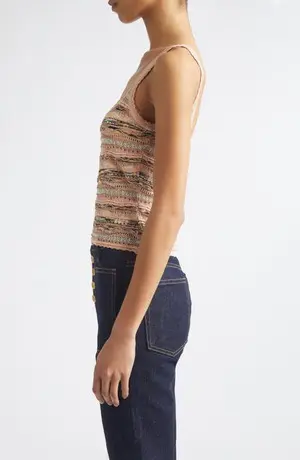 Ulla Johnson Clotide Multi Stitch Pointelle Tank