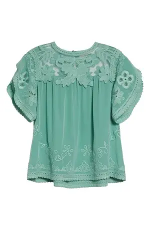 Ulla Johnson Alma Illusion Silk Top