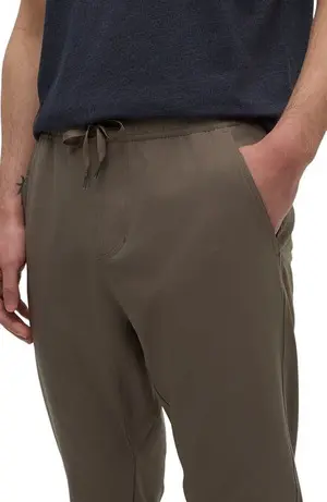 TENTREE Simcoe Pant Technical Trousers With Drawcord Waist - Timber