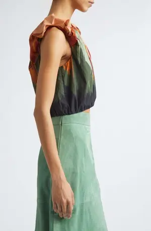 Ulla Johnson Gracie Cotton Crop Top
