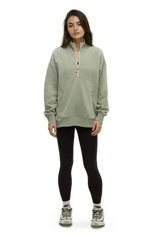 TENTREE Finlayson 1/4 Zip Pullover - Light Moss