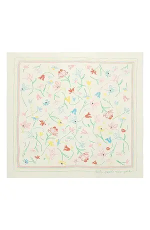 Kate Spade New York Large Joyful Garden Square Scarf