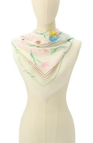 Kate Spade New York Large Joyful Garden Square Scarf