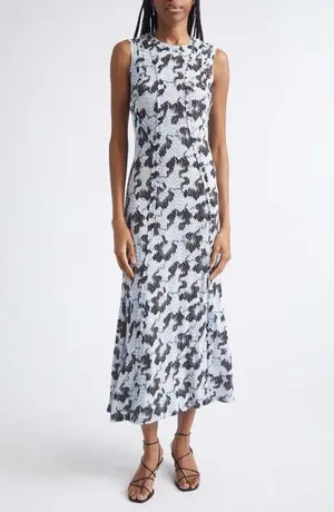 Ulla Johnson Isabelle Jersey Midi Dress - Ciel