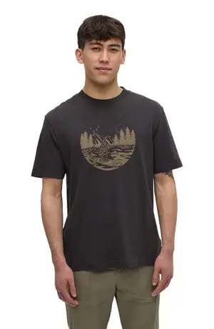 TENTREE Regenerative Lake Life Portal T-shirt Graphite/clay
