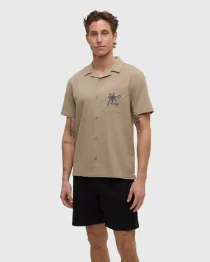 TENTREE Chambers Pocket Shirt - Khaki/nightfall