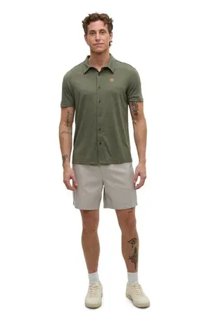 TENTREE Hawthorn Shirt - Deep Olive Heather