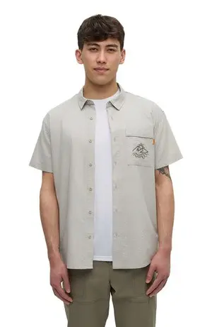 TENTREE Hopkins Shirt - Sand Stone/graphite
