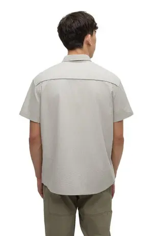 TENTREE Hopkins Shirt - Sand Stone/graphite