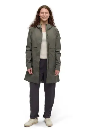 TENTREE Nimbus Long Rain Jacket Deep Olive