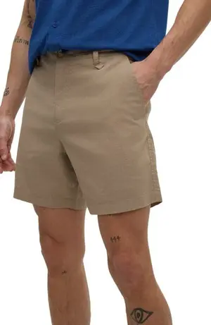TENTREE Hemp Latitude 7" Shorts - Khaki