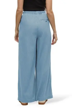 TENTREE Crestwood Wide Leg Pants - Light Wash
