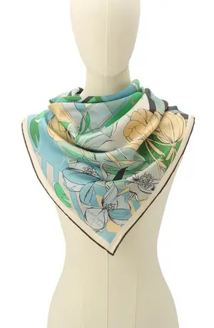 Kate Spade New York Overgrown City Silk Square Scarf