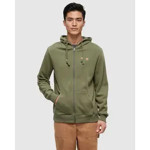 TENTREE Reynard Zip Hoodie - Deep Olive
