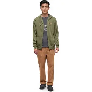 TENTREE Reynard Zip Hoodie - Deep Olive