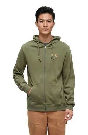TENTREE Reynard Zip Hoodie - Deep Olive