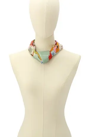 Kate Spade New York Spade Flower Garden Silk Square Scarf