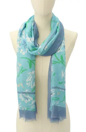 Kate Spade New York Lively Garden Oblong Scarf