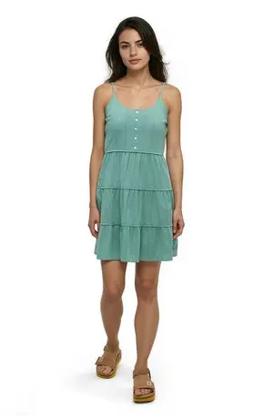 TENTREE Fairweather Dress - Turquoise Sky