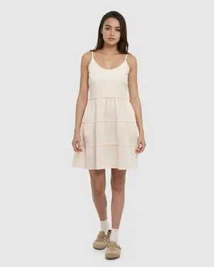 TENTREE Fairweather Dress - White Oak