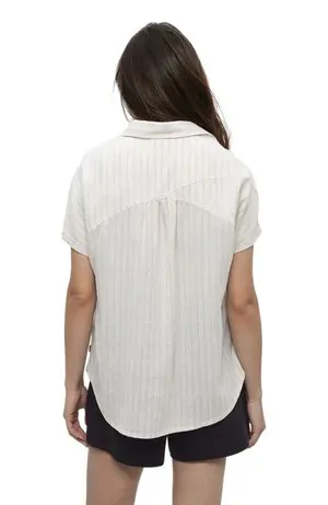 TENTREE Magnolia Shirt - Undyed/double Stripe