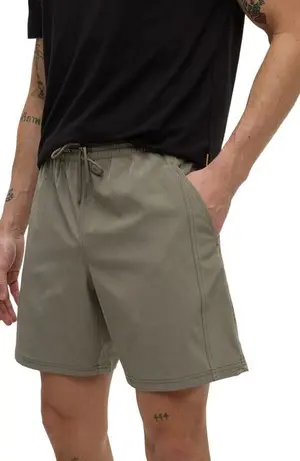 TENTREE Webster Mid-rise Stretch And Water-repellent Shorts - Clay