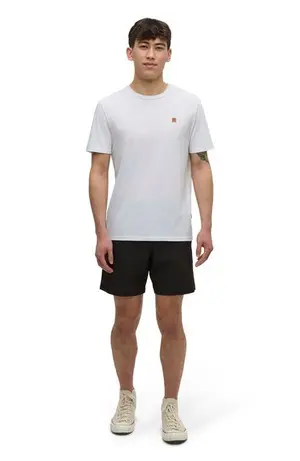 TENTREE Webster Mid-rise Stretch And Water-repellent Shorts - Meteorite Black