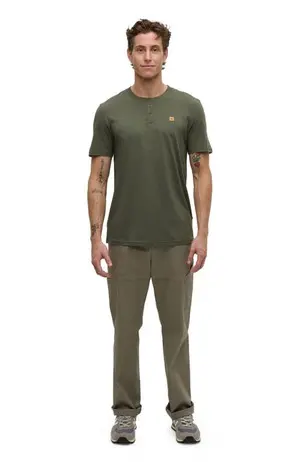 TENTREE Baker Henley - Deep Olive