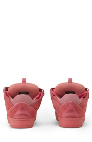 LANVIN Curb Monochrome Suede Sneakers